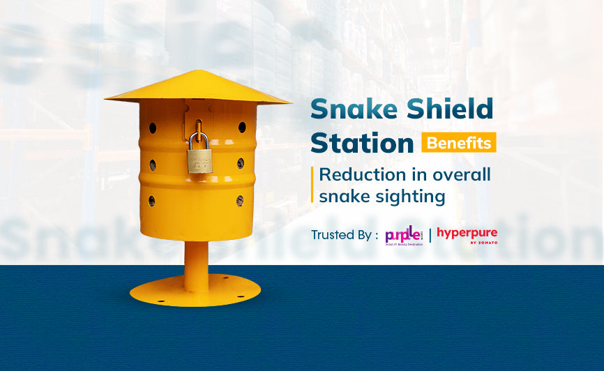 Installation of snake shield station in warehouses – Pest Shields India ...