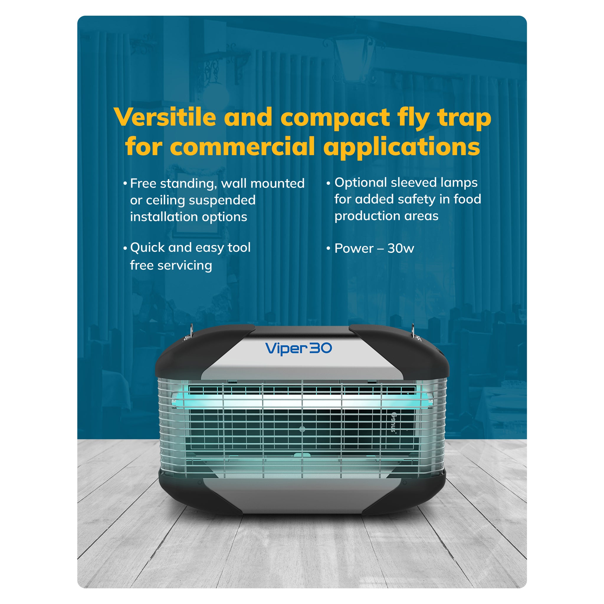 VIPER 30 Catcher 2 x 15w Standard Bulbs – Pest Shields India Pvt Ltd