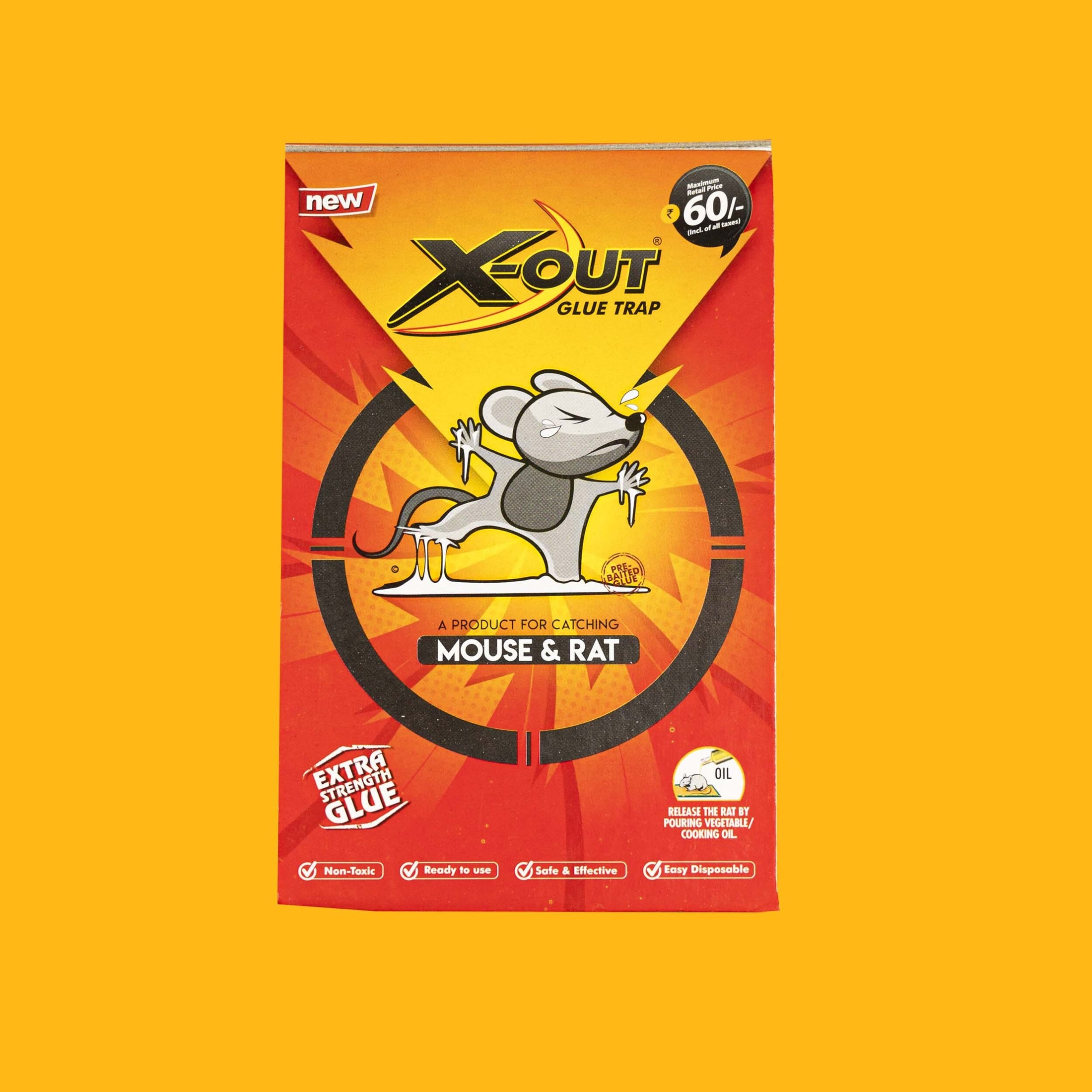 Skicky rat trap, Glue Traps, Glue Control Board, Gum Pad – Pest Shields ...